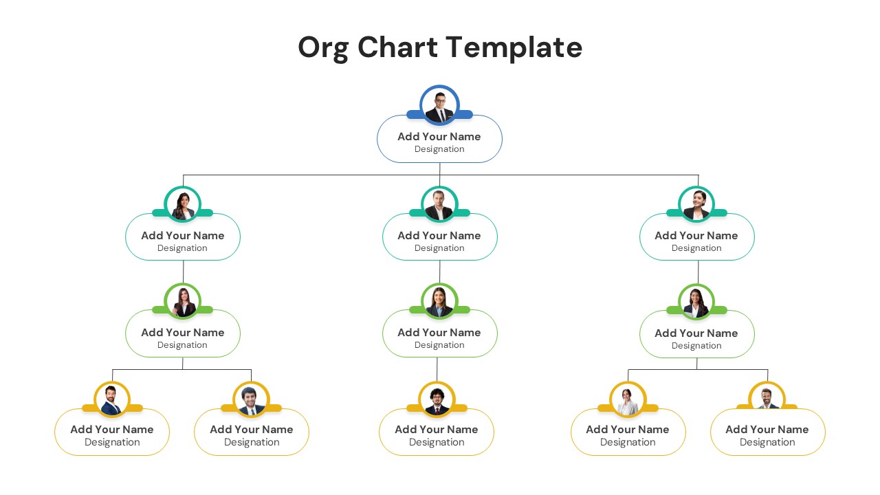 Corporate Org Chart Template PowerPoint & Google Slides - Winslides